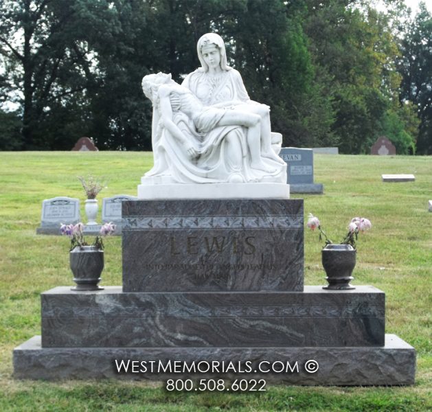 Lewis pieta family monument | West Memorials