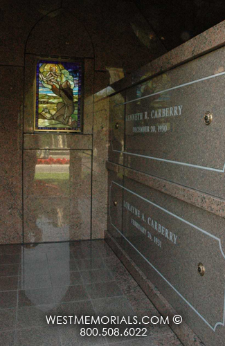 Carberry Mausoleum - West Memorials
