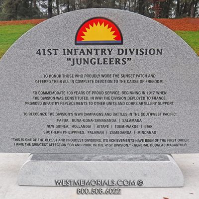 41st Infantry WWII Memorial | West Memorials