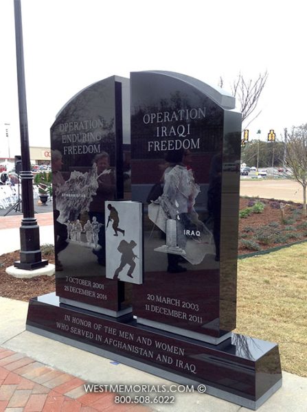 Operation Freedom Memorial, Savannah | West Memorials
