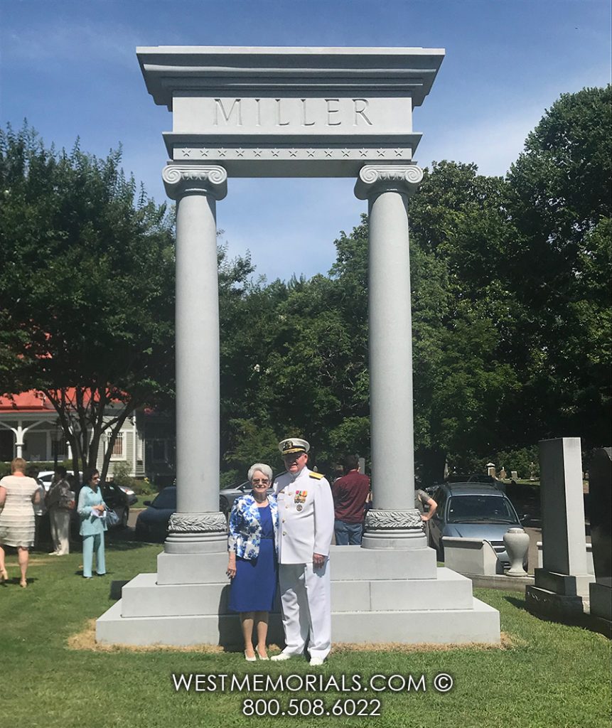 Miller Classic Column Estate Memorial | West Memorials