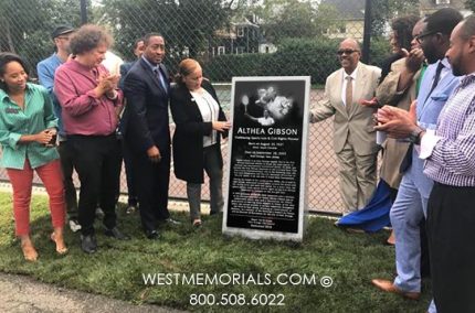 Althea Gibson Monument | West Memorials