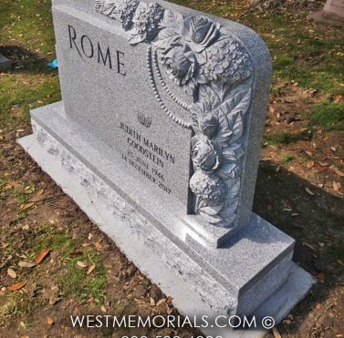 Rome Jewelry Carved Monument | West Memorials