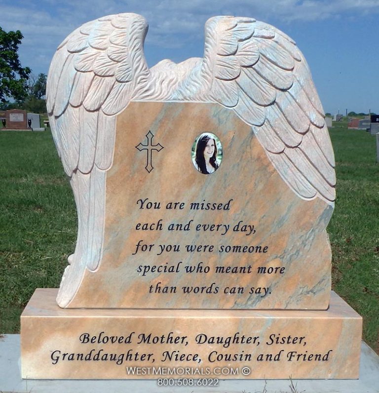 Vaughn Angel Heart Monument | West Memorials