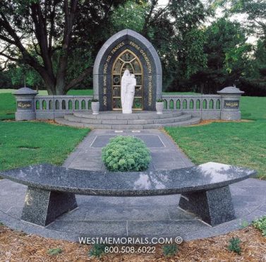 McLeod Mausoleum - West Memorials