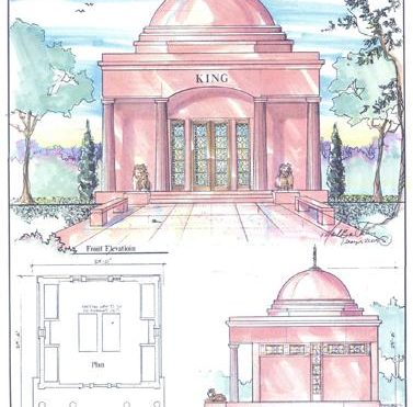 King Mausoleum - West Memorials