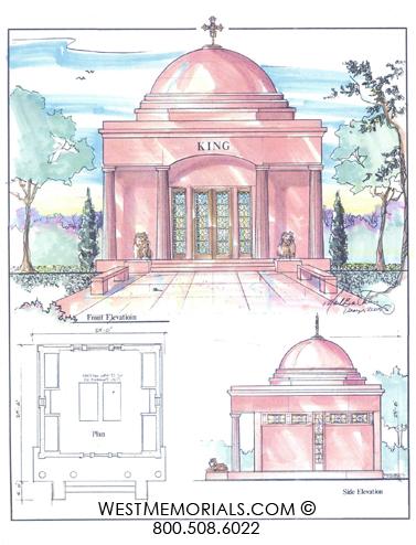 King Mausoleum - West Memorials