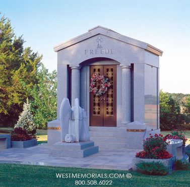 Freede Mausoleum - West Memorials