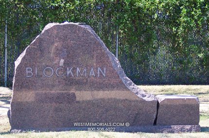 Blockman bench | West Memorials