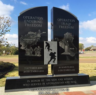 Operation Freedom Memorial, Savannah | West Memorials