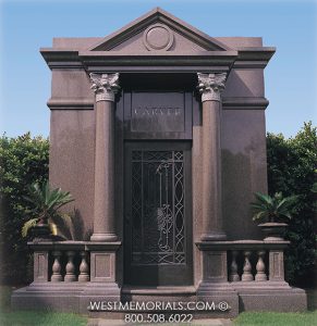 Carver Mausoleums - West Memorials