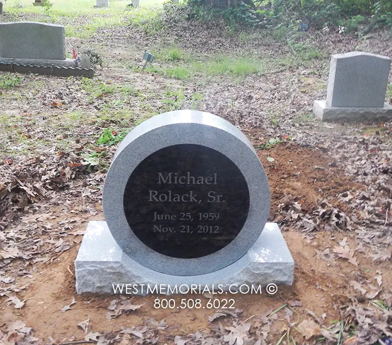 Custom Single Cemetery Headstones | West Memorials