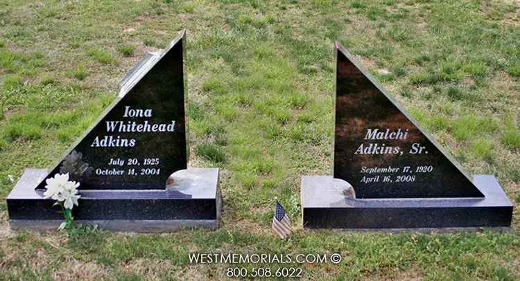 Custom Companion & Double Headstones | West Memorials