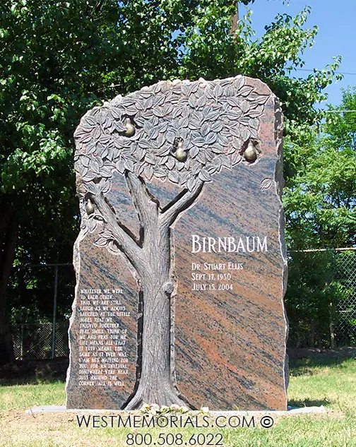 Custom Companion & Double Headstones | West Memorials