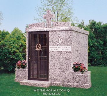 Blaylock Mausoleum - West Memorials