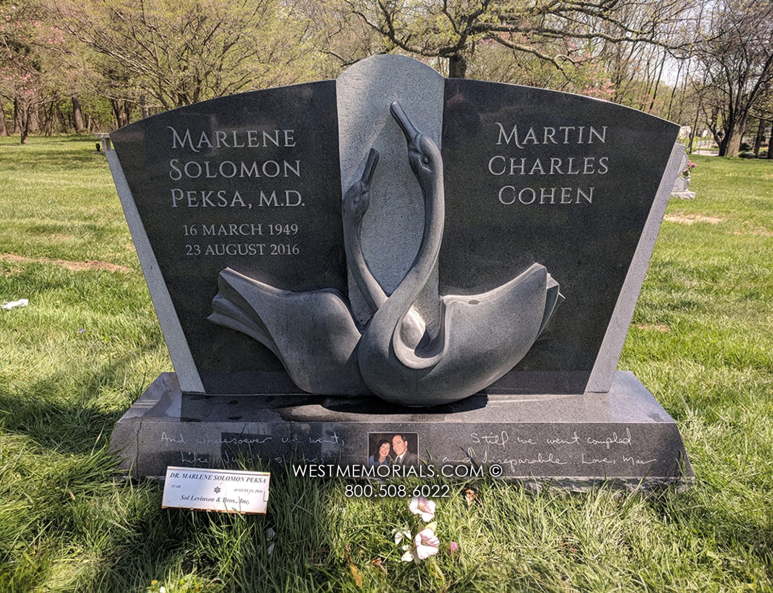 Custom Monuments, Gravestones & Headstones | West Memorials