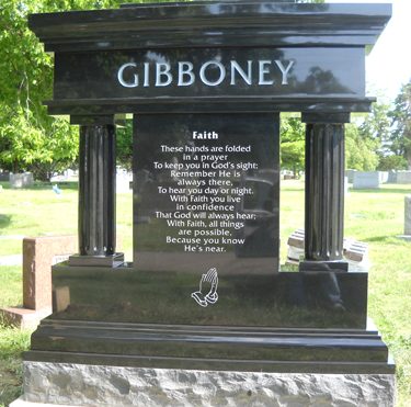 Gibboney columns | West Memorials