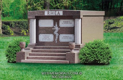 Rhea Mausoleum - West Memorials