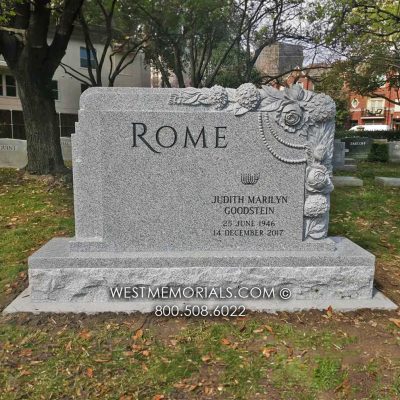 Rome Jewelry Carved Monument - West Memorials