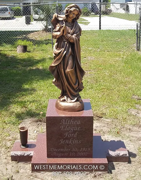 Custom Monuments with Statues | West Memorials
