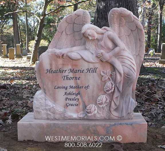 Custom Heart Shaped Headstones | West Memorials