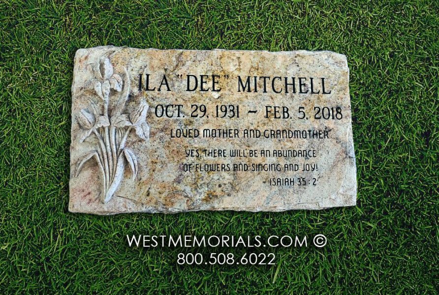 Mitchell iris marker | West Memorials