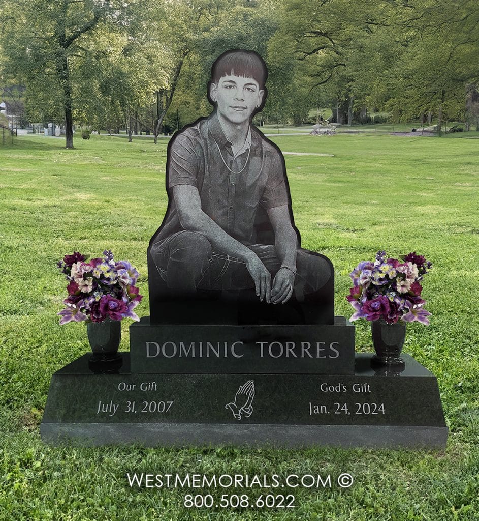 Torres Life-Sized Etched Monument | West Memorials