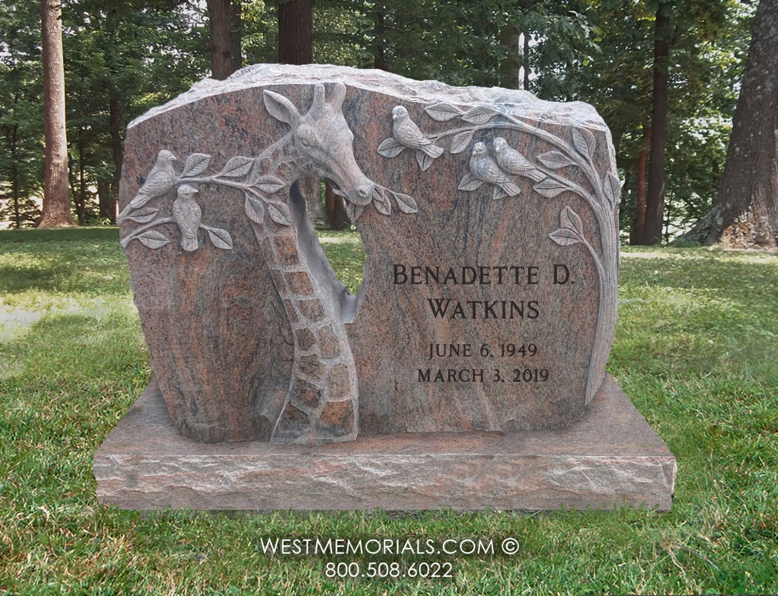 Custom Monuments, Gravestones & Headstones | West Memorials